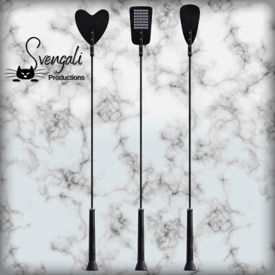 Leather Riding Crop Set by TheDevian