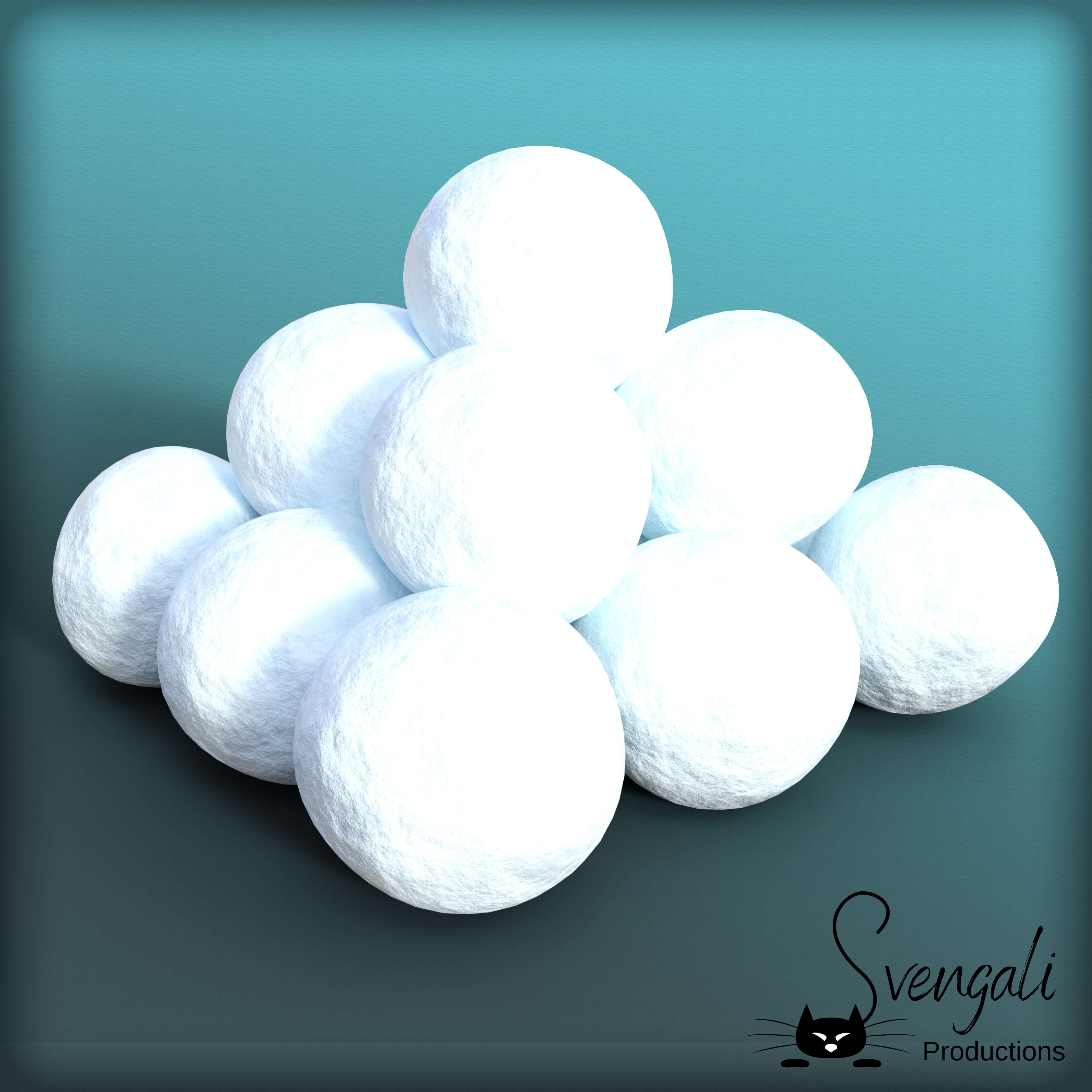 Lumpy Snowballs - Free Daz Content by TheDevian
