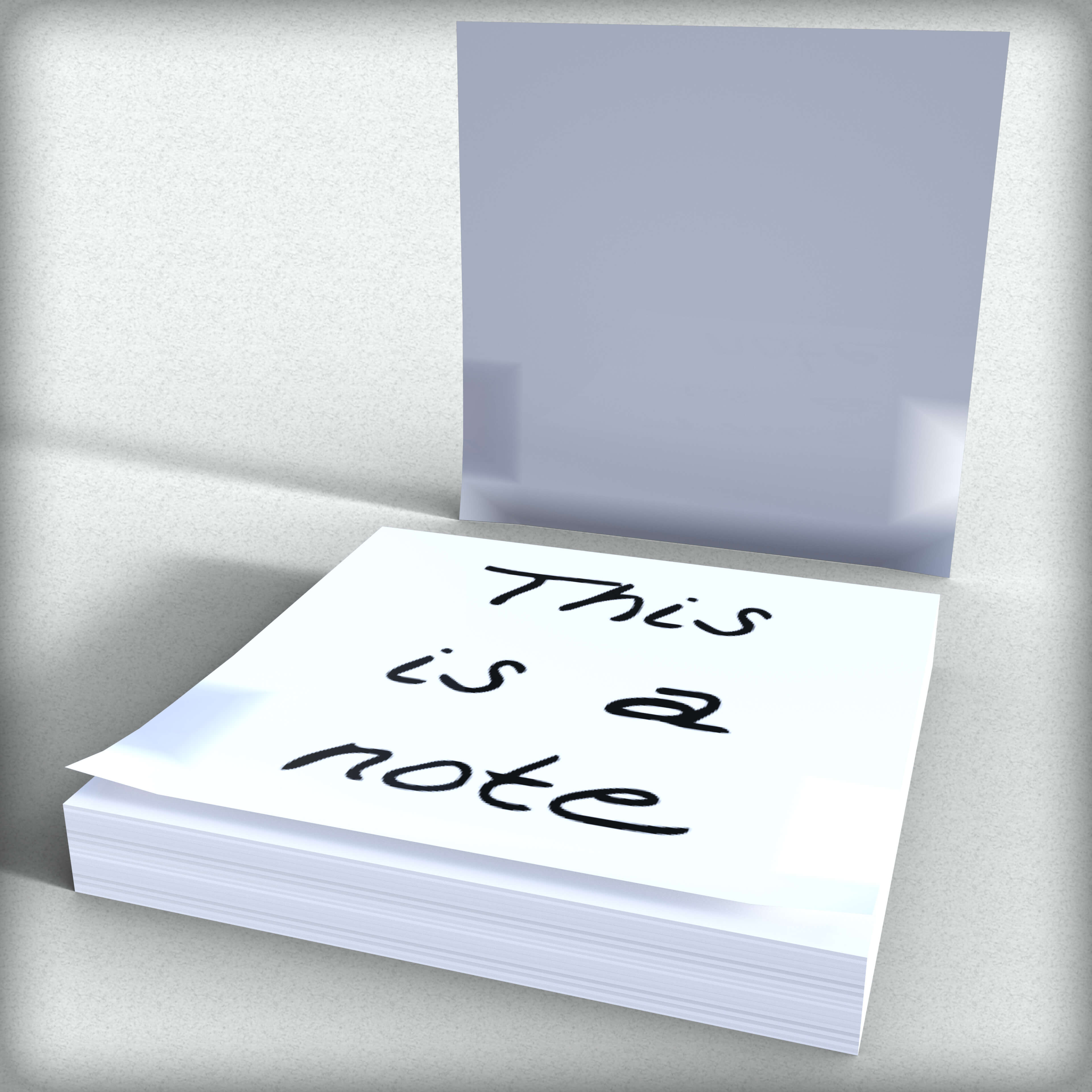Nero Brand Post-It Notes Daz Content by TheDevian