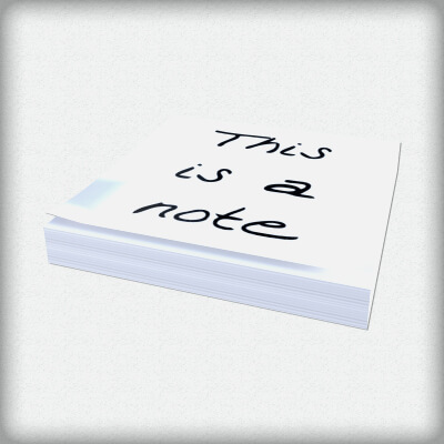 Nero Brand Post-It Notes Daz Content by TheDevian