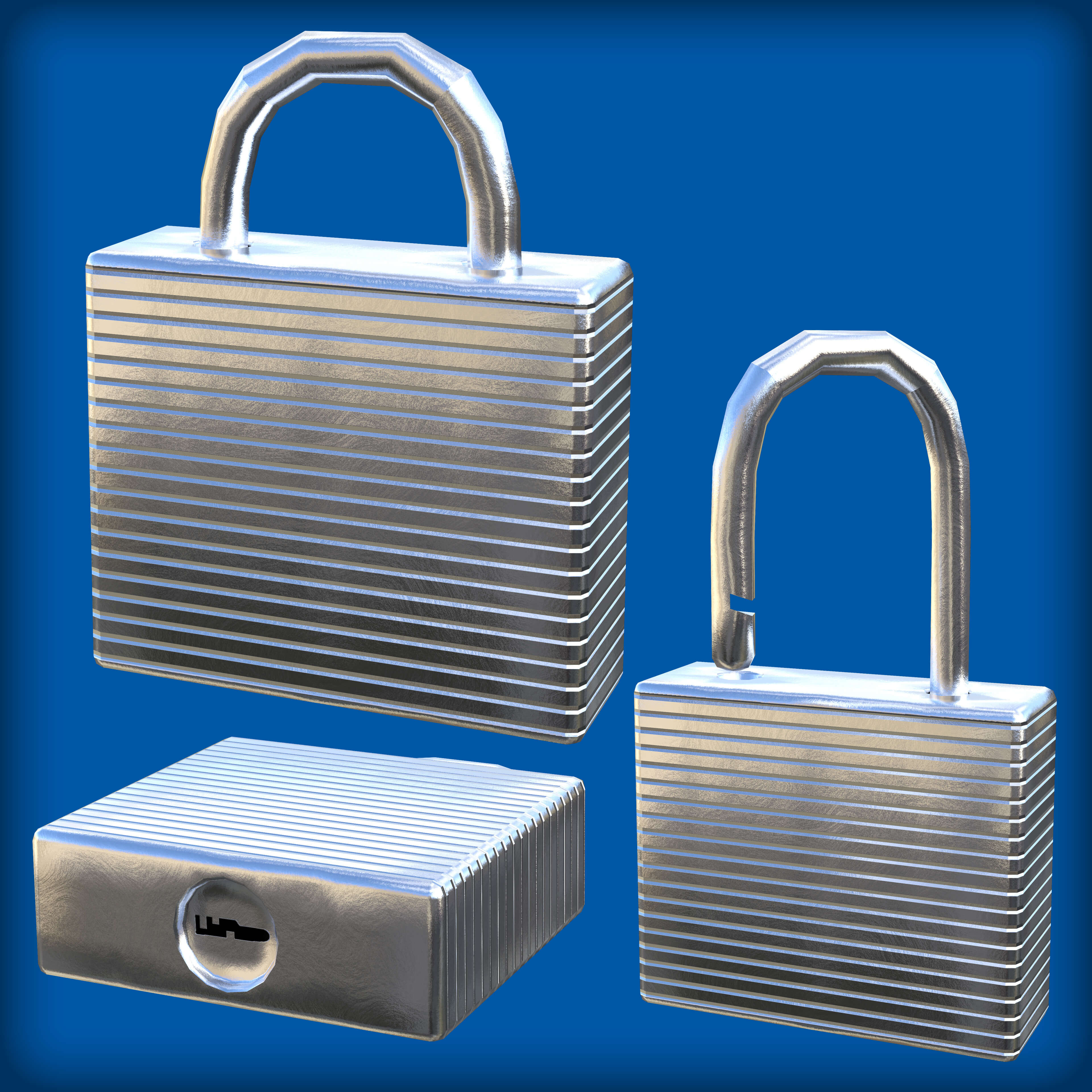 Padlock and Keys - Daz Content by TheDevian