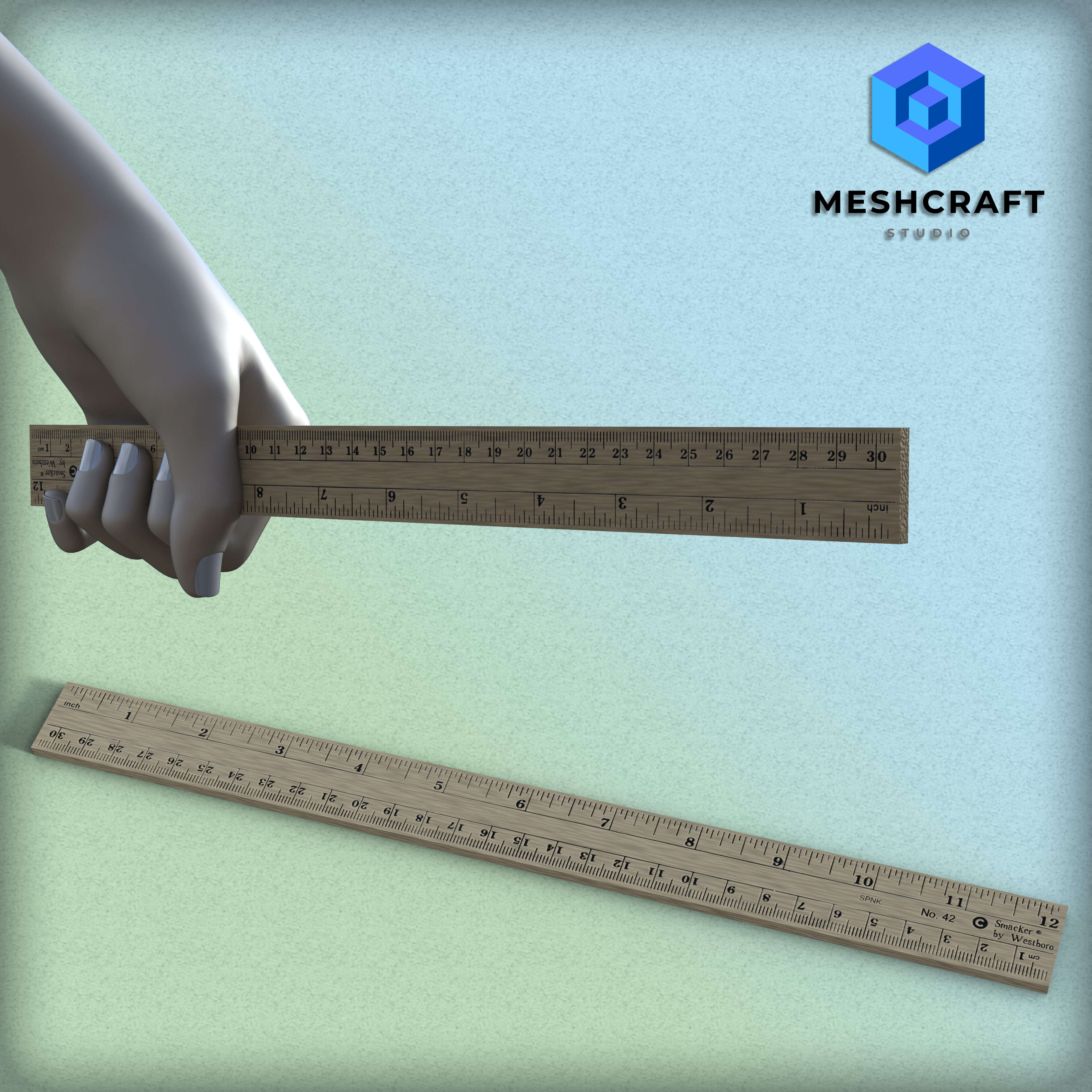 Pose Set for Wooden Ruler - Daz Content by TheDevian