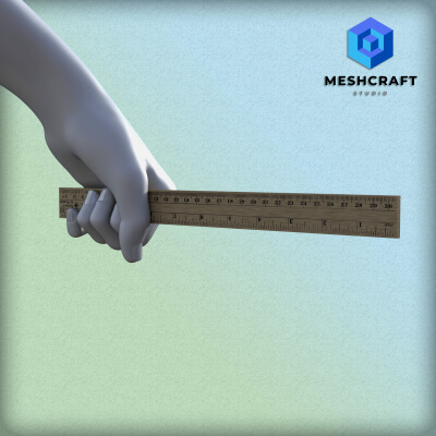 Pose Set for Wooden Ruler - Daz Content by TheDevian