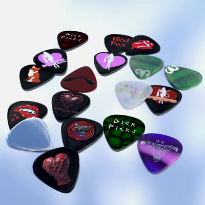 Guitar Picks - Daz Content by TheDevian