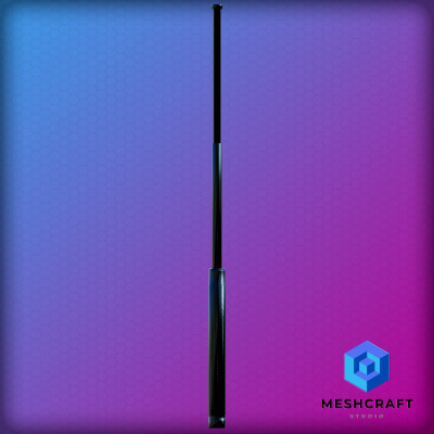 Retractable Metal Baton - Daz Content by TheDevian
