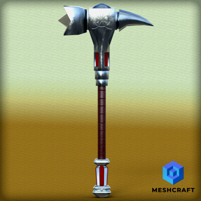 Spiked Warhammer - Daz Content by TheDevian