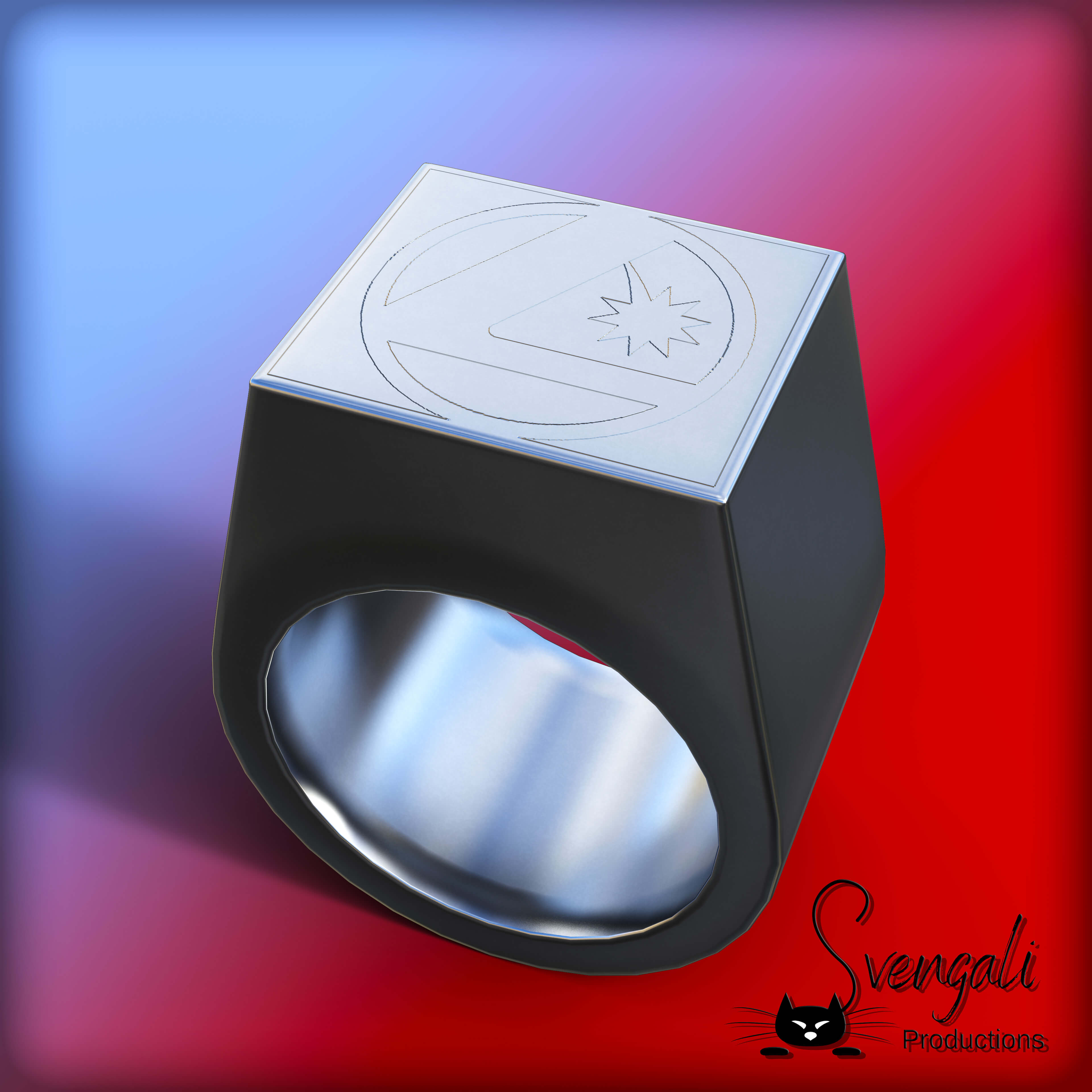 Square Legion Ring - Daz Content by TheDevian