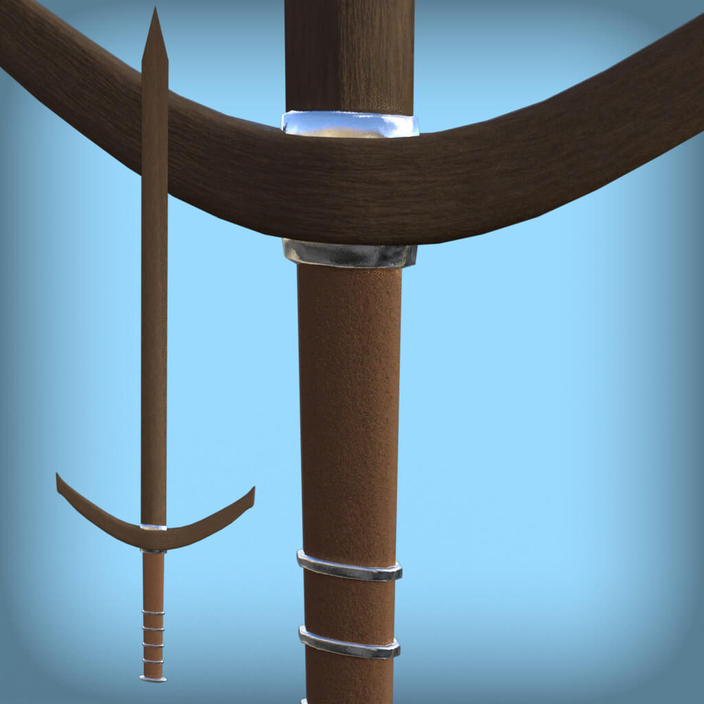 Wooden Practice Sword - Daz Content by TheDevian