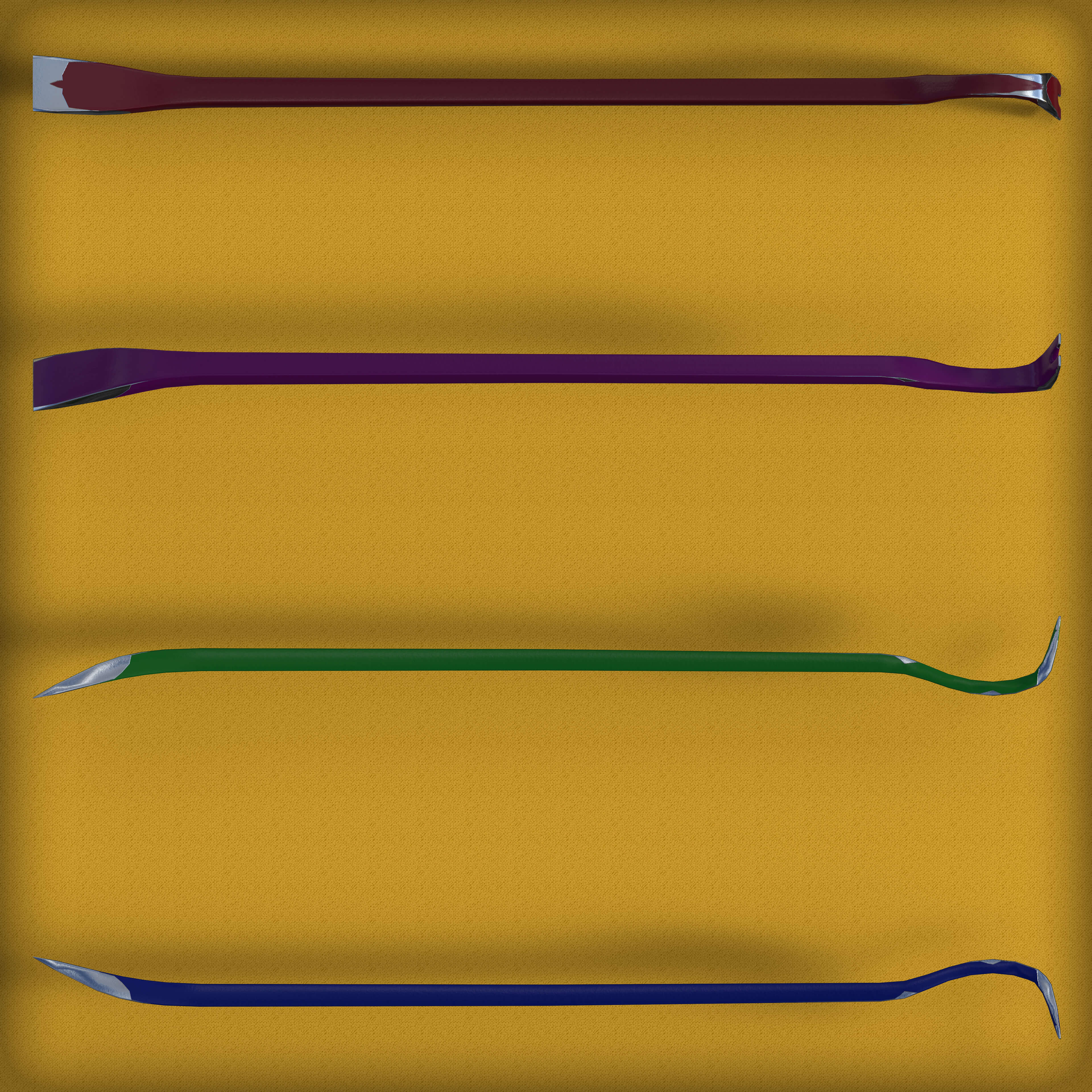 Worn Crowbar *Updated* - Daz Content by TheDevian