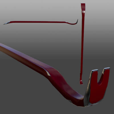Worn Crowbar *Updated* - Daz Content by TheDevian