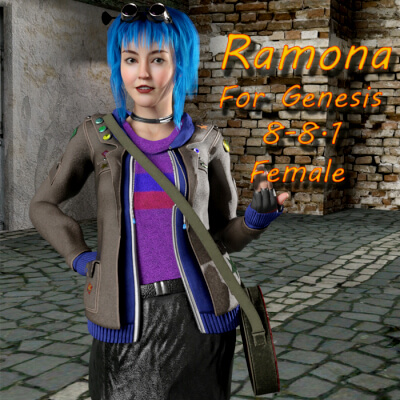 Ramona for Genesis 8-8.1 Female Daz Content by TheFigureGuy