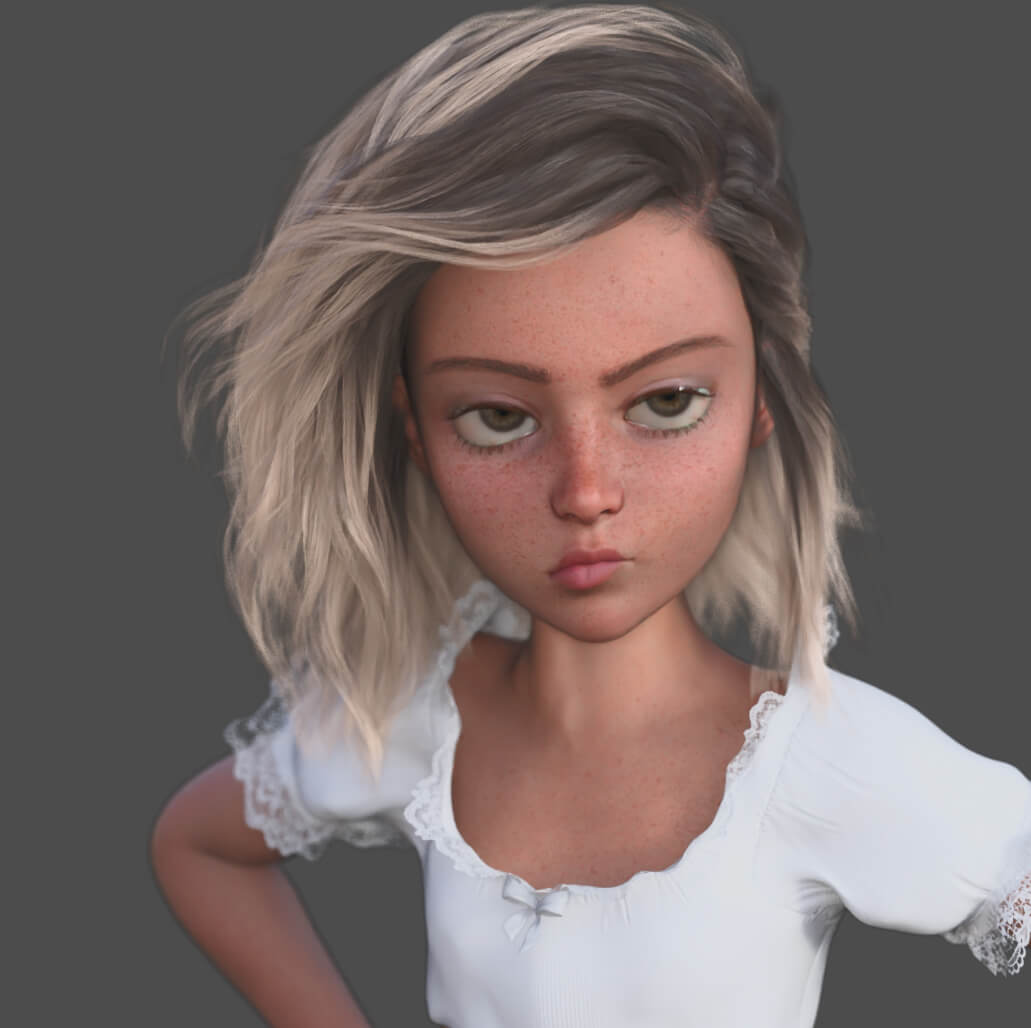 TFM Bunni - Cute Character Morph for Genesis 9 Daz Content by TheFoodMage