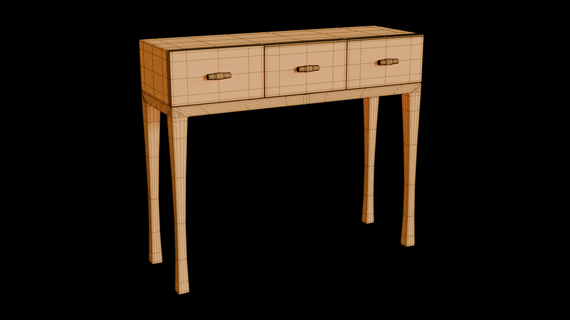 Designer Console Table 05 - 3D Model by Thenewadeel