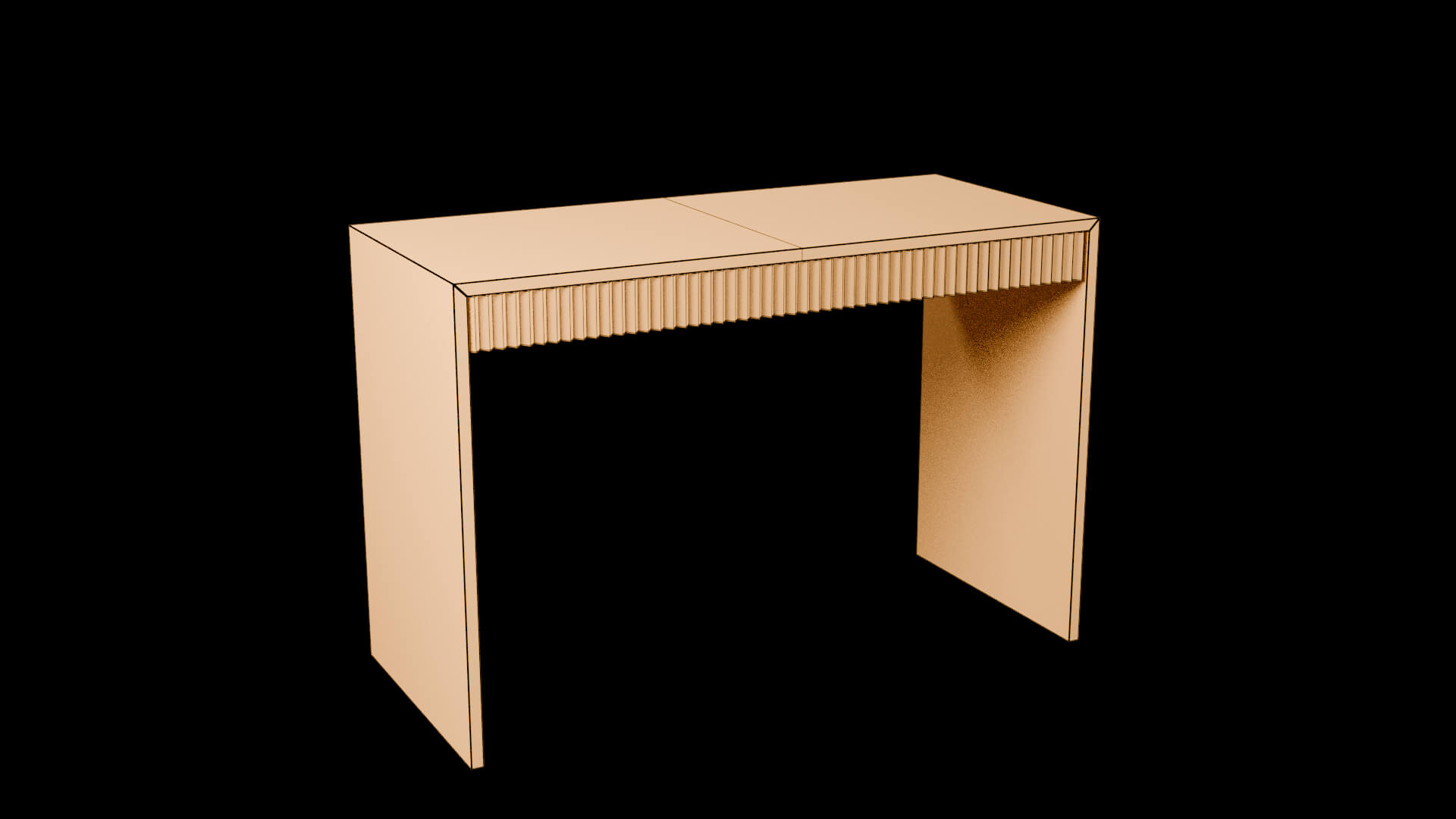 Designer Console Table 07 - 3D Model by Thenewadeel