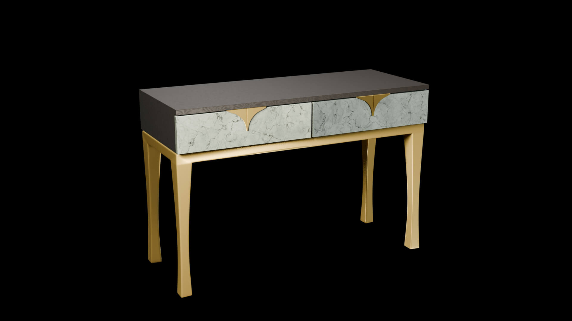 Designer Console Table 08 - 3D Model by Thenewadeel