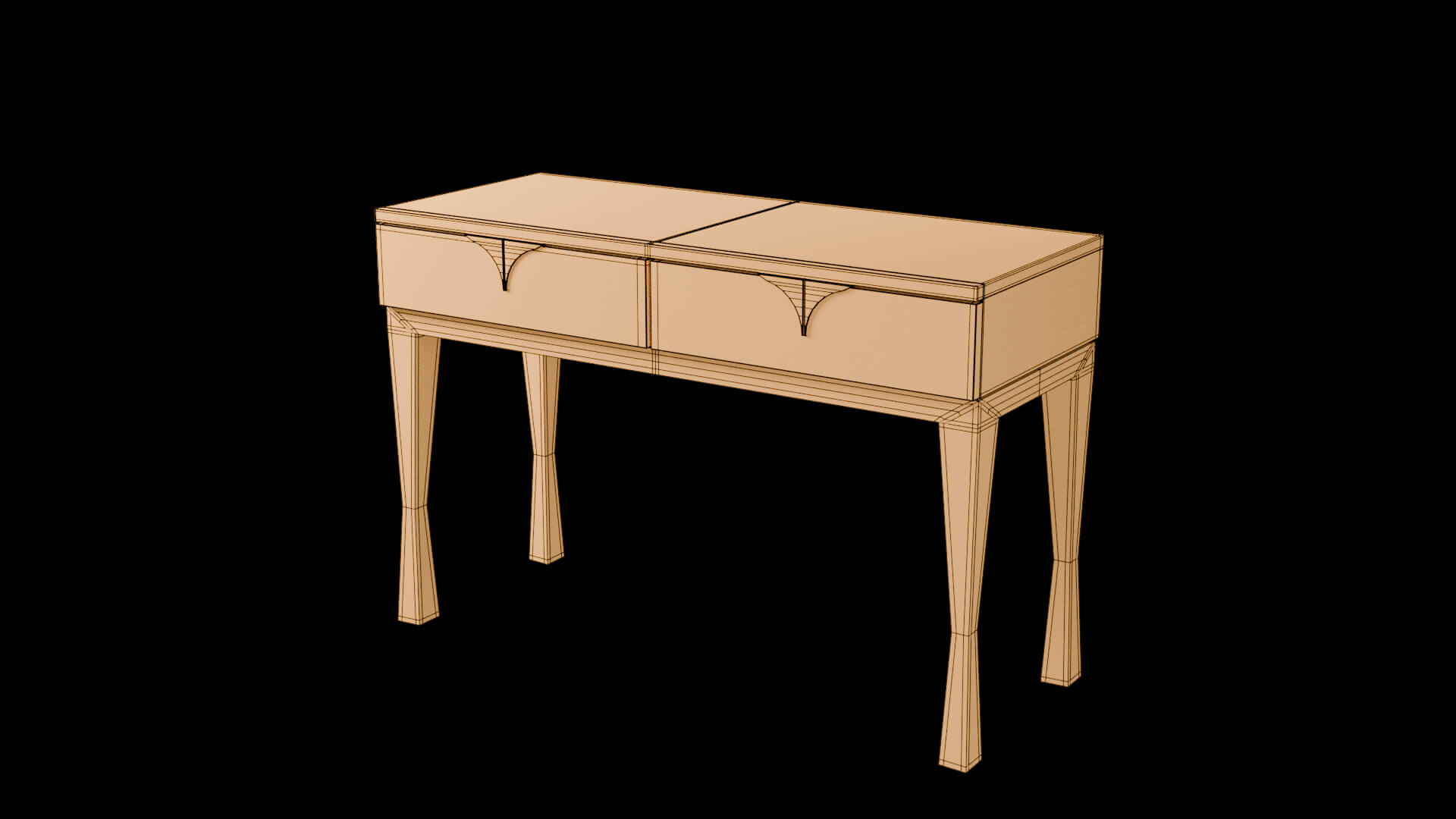 Designer Console Table 08 - 3D Model by Thenewadeel