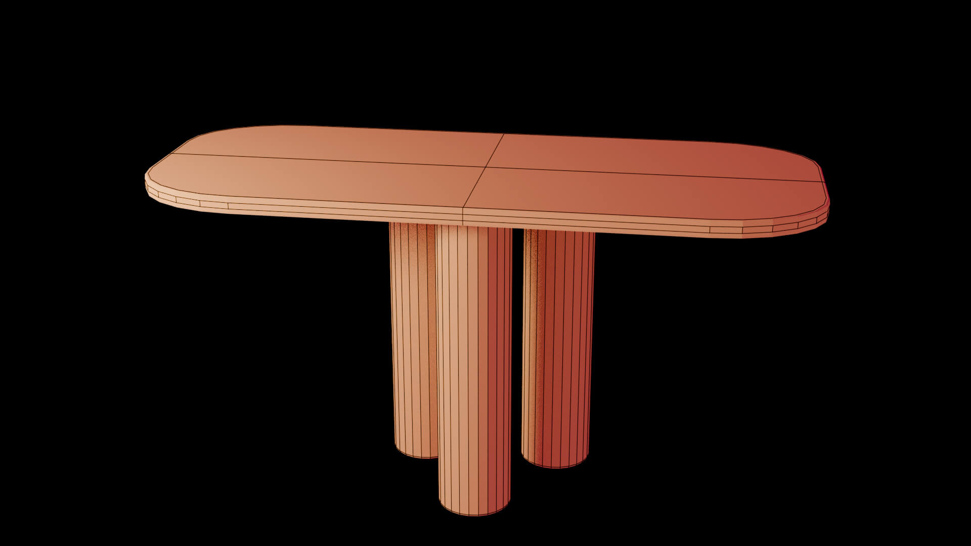 Designer Table 03 - 3D Model by Thenewadeel