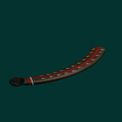 Indian Throwing Weapon - 3D Model by thenuganan