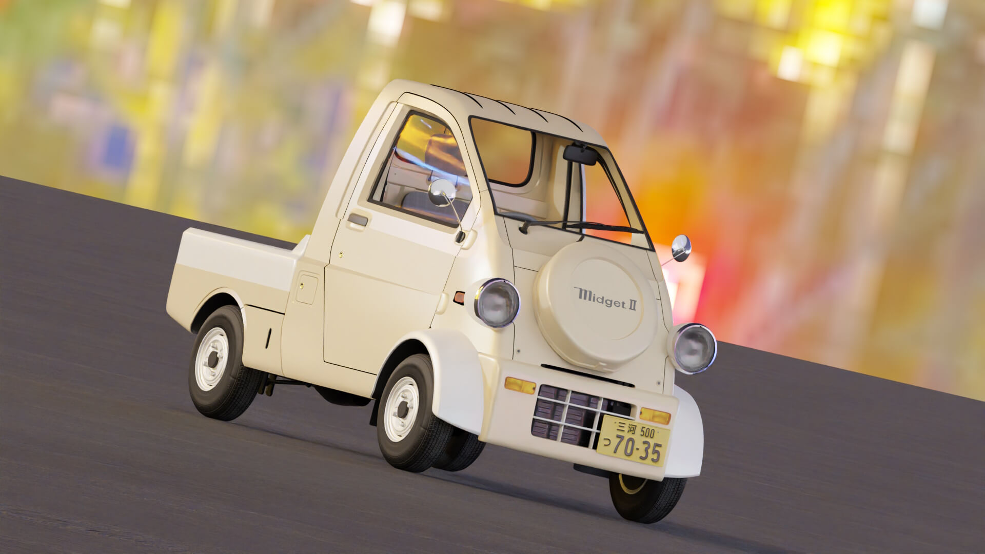 Daihatsu Midget II D-Type 3D Model by TheNuvolari
