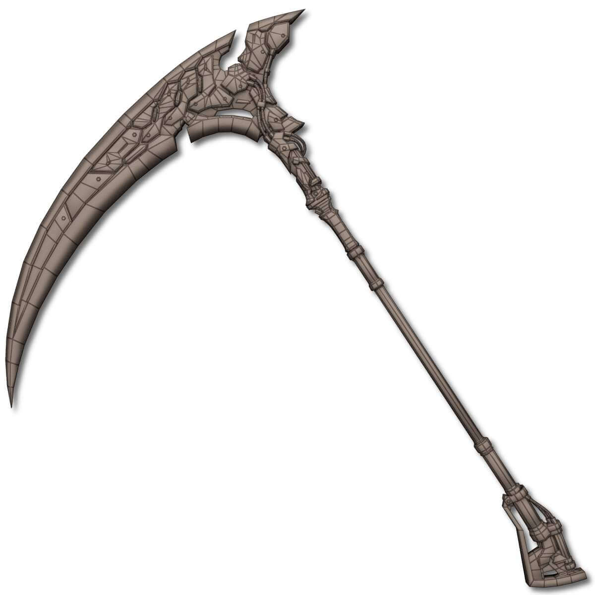Metal Sickle - 3D Model by THEOJANG