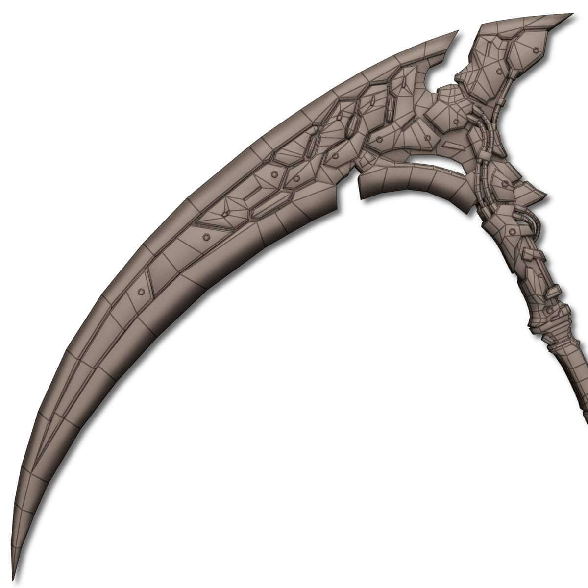 Metal Sickle - 3D Model by THEOJANG