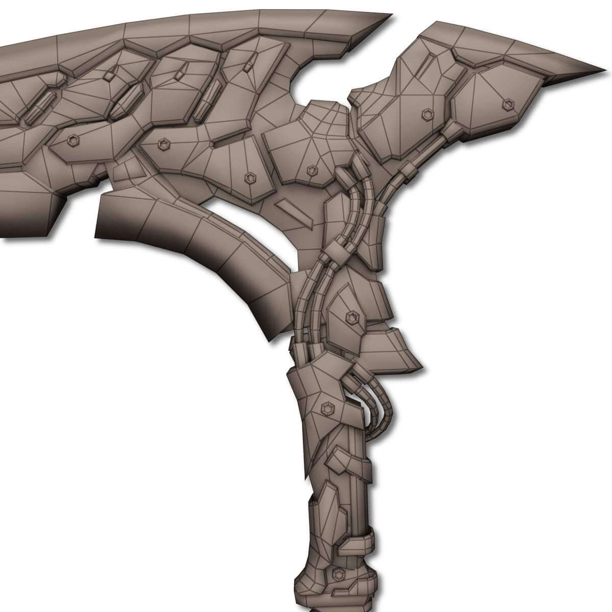 Metal Sickle - 3D Model by THEOJANG