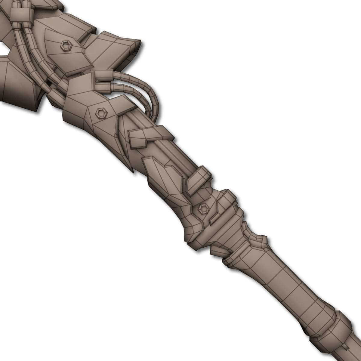 Metal Sickle - 3D Model by THEOJANG