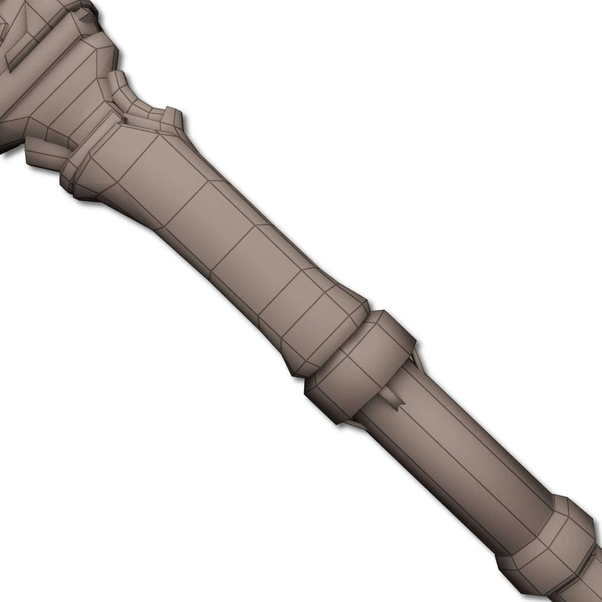 Metal Sickle - 3D Model by THEOJANG