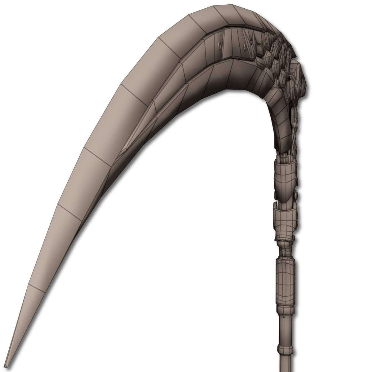 Metal Sickle - 3D Model by THEOJANG