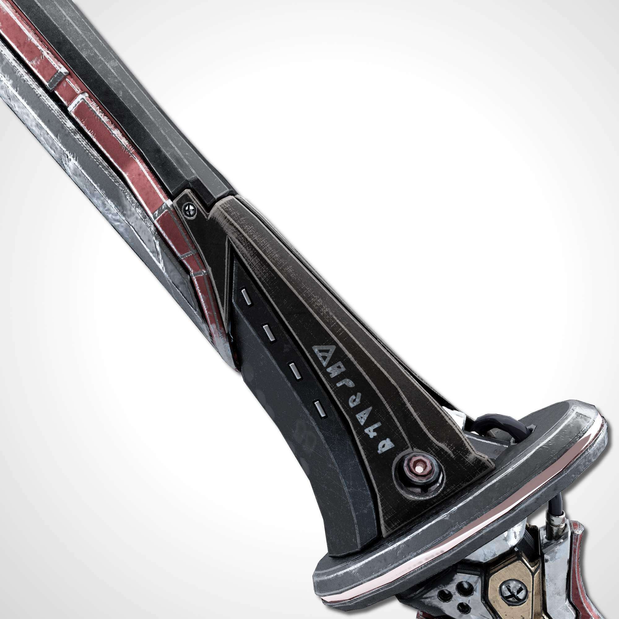 Two Color Epee Sword (Ver 2.0) - 3D Model by THEOJANG