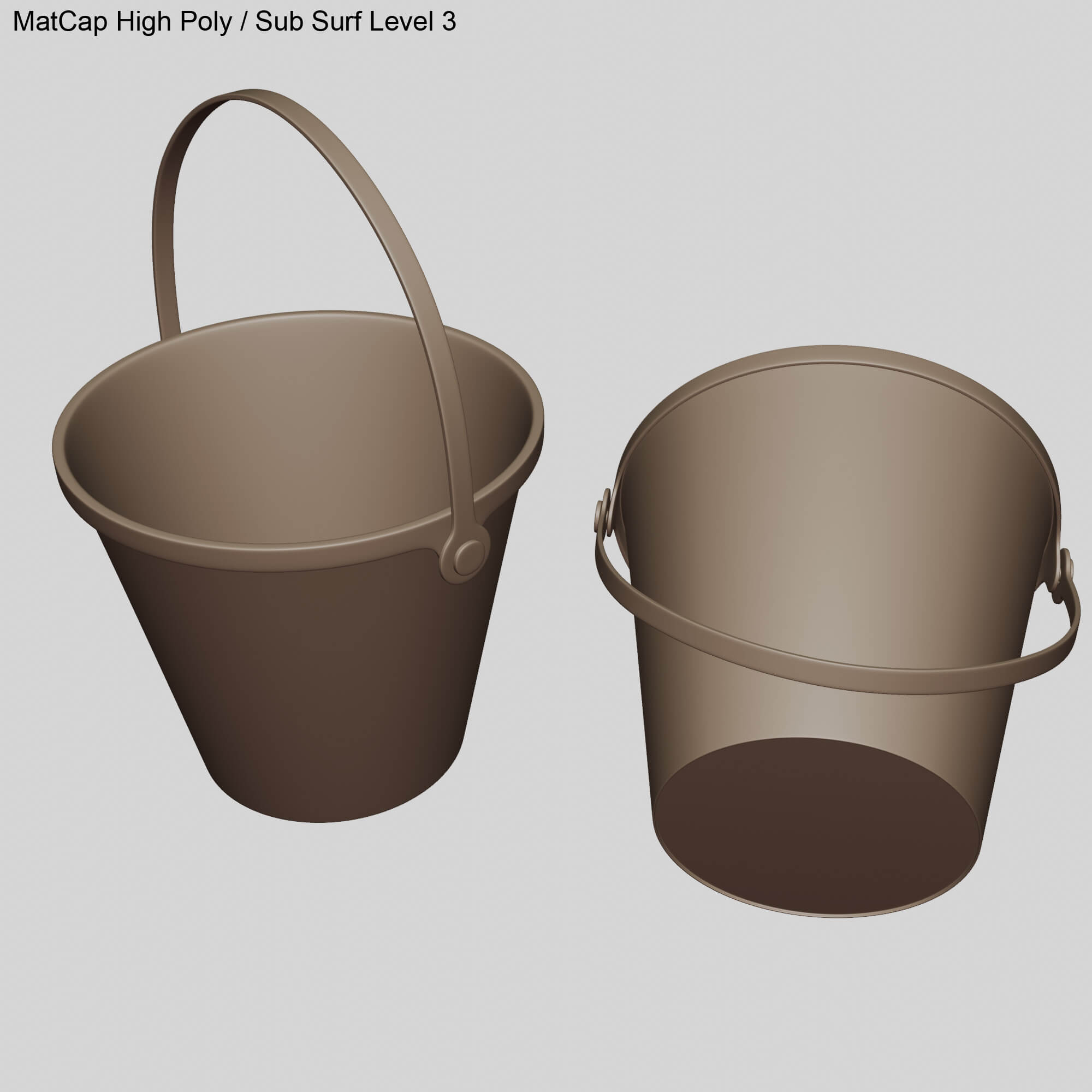 Beach Bucket Toy - 3D Model by TheRayToaster