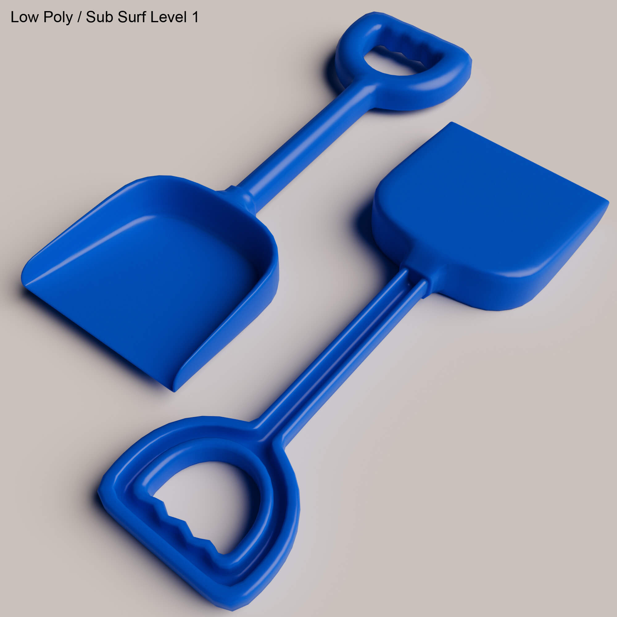 Beach Toy Set - Bucket, Spade and Rake by TheRayToaster