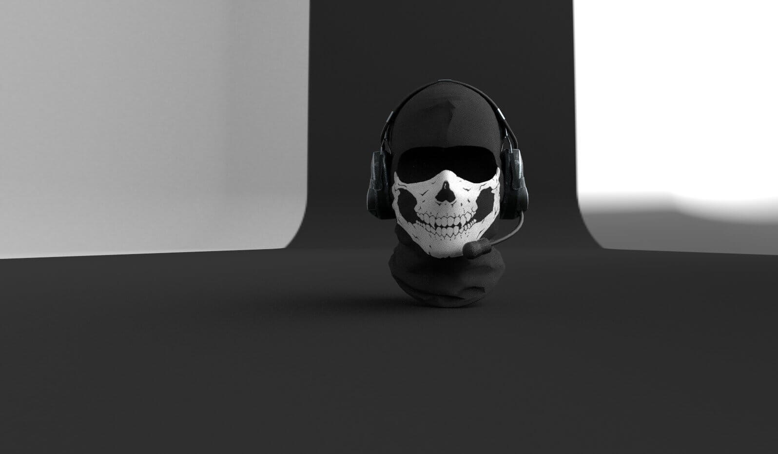 Black Balaclava Mask - 3D Model by TheRo Homme