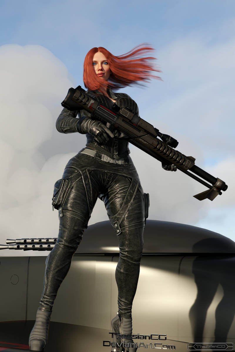 You like Black Widows? 3D Render | RenderHub Gallery