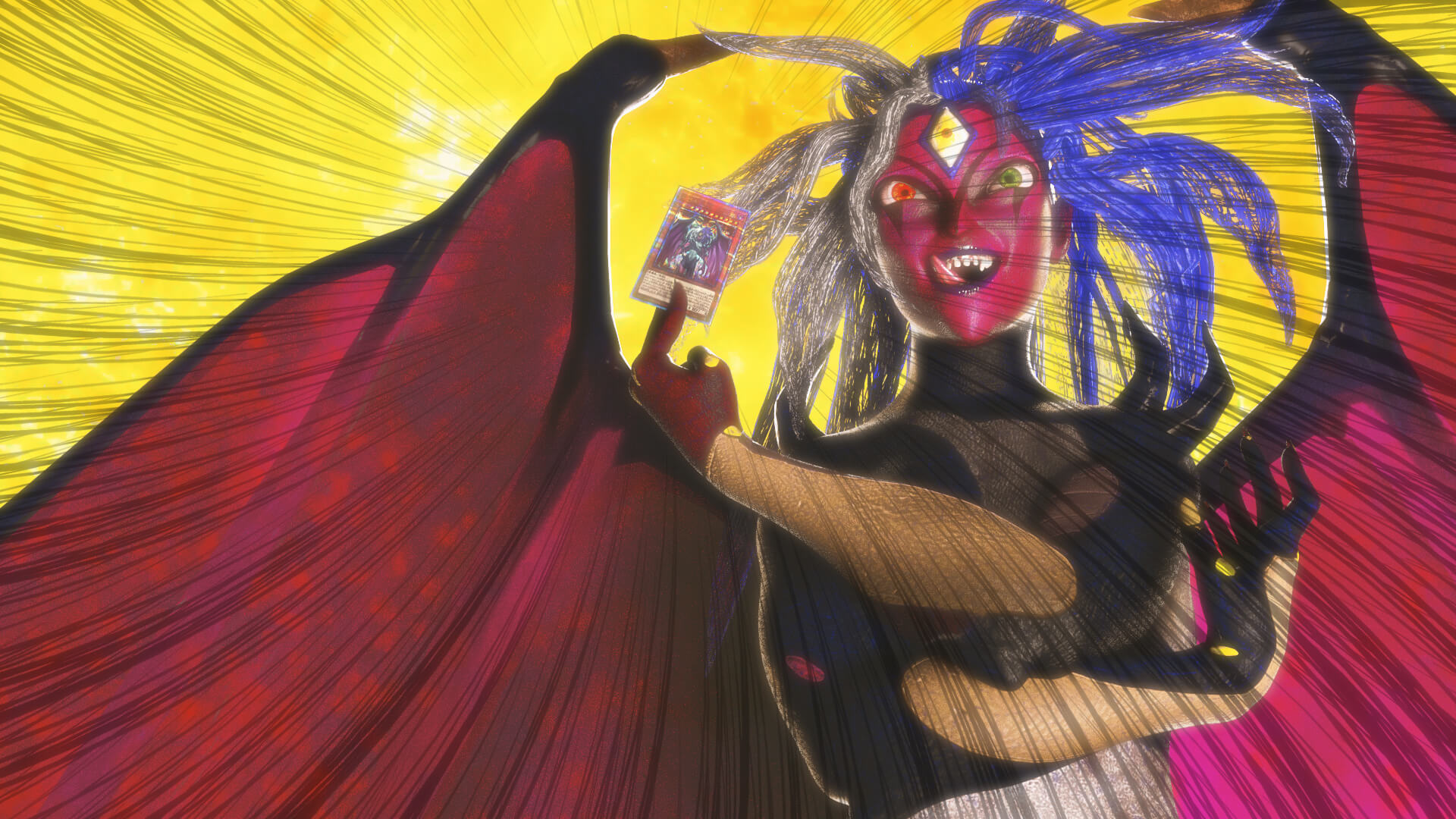 Yubel from 3D Render, Digital Art by TheSte89