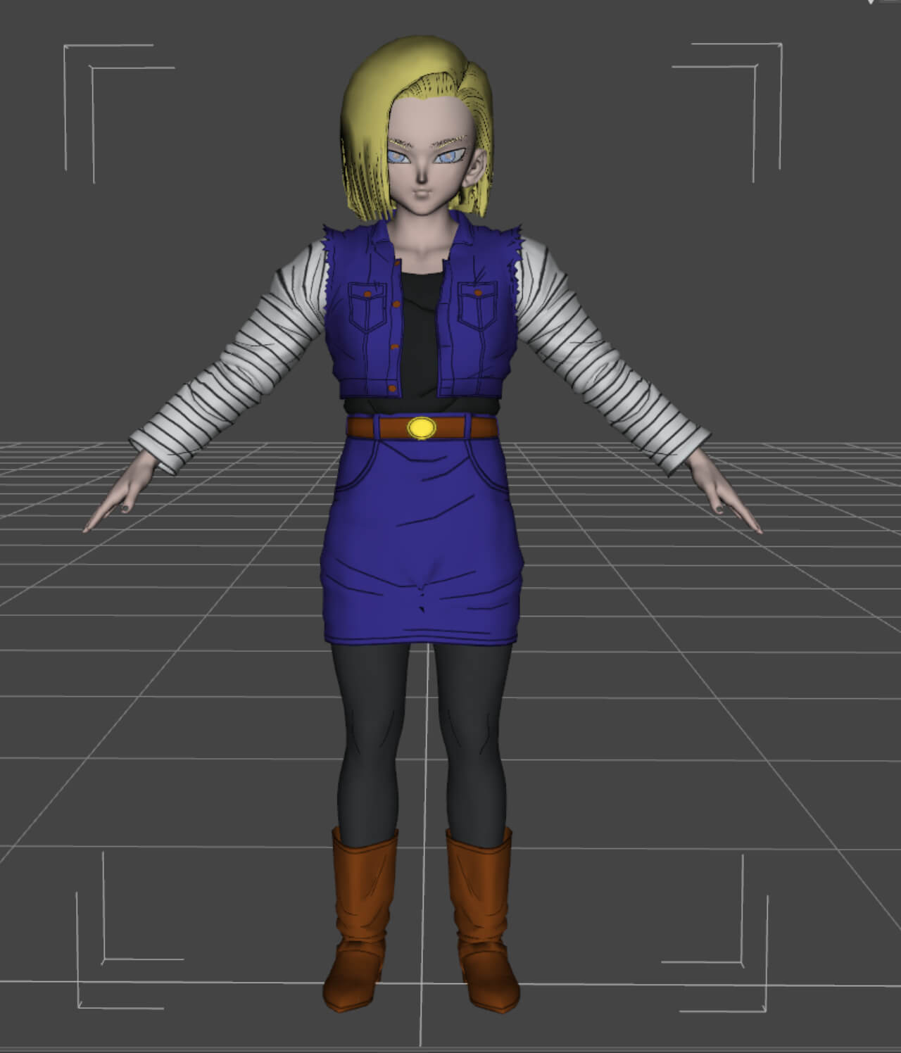 Android 18 for Genesis 9 - Daz Content by theverse