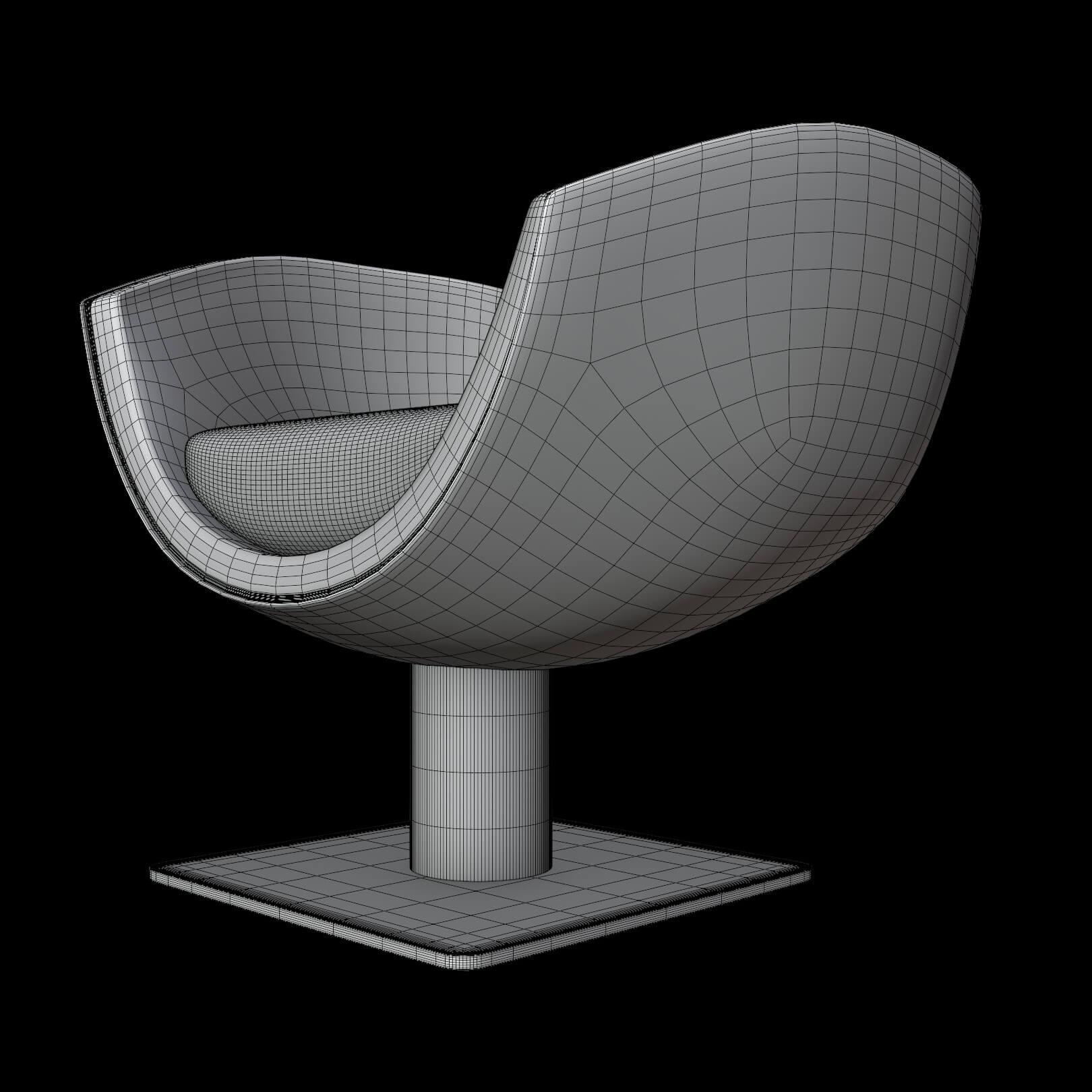Modern Design Armchair - 3D Model by thibsert