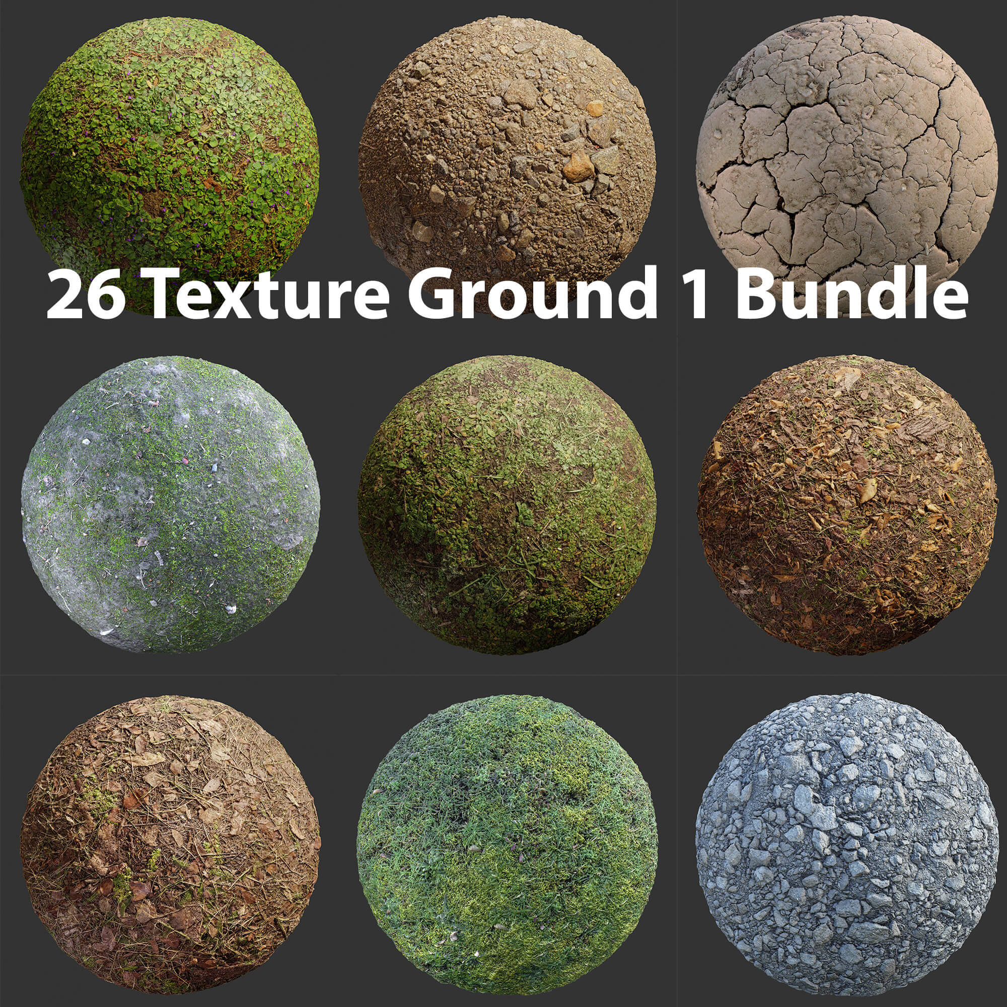 26 Texture Ground 1 Bundle by things