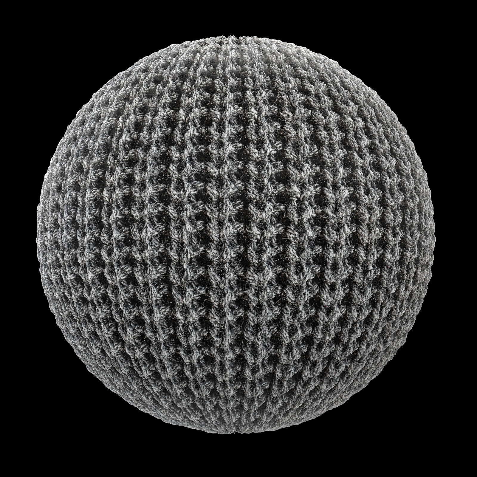 Black Wool Fabric 01 PBR Texture by things