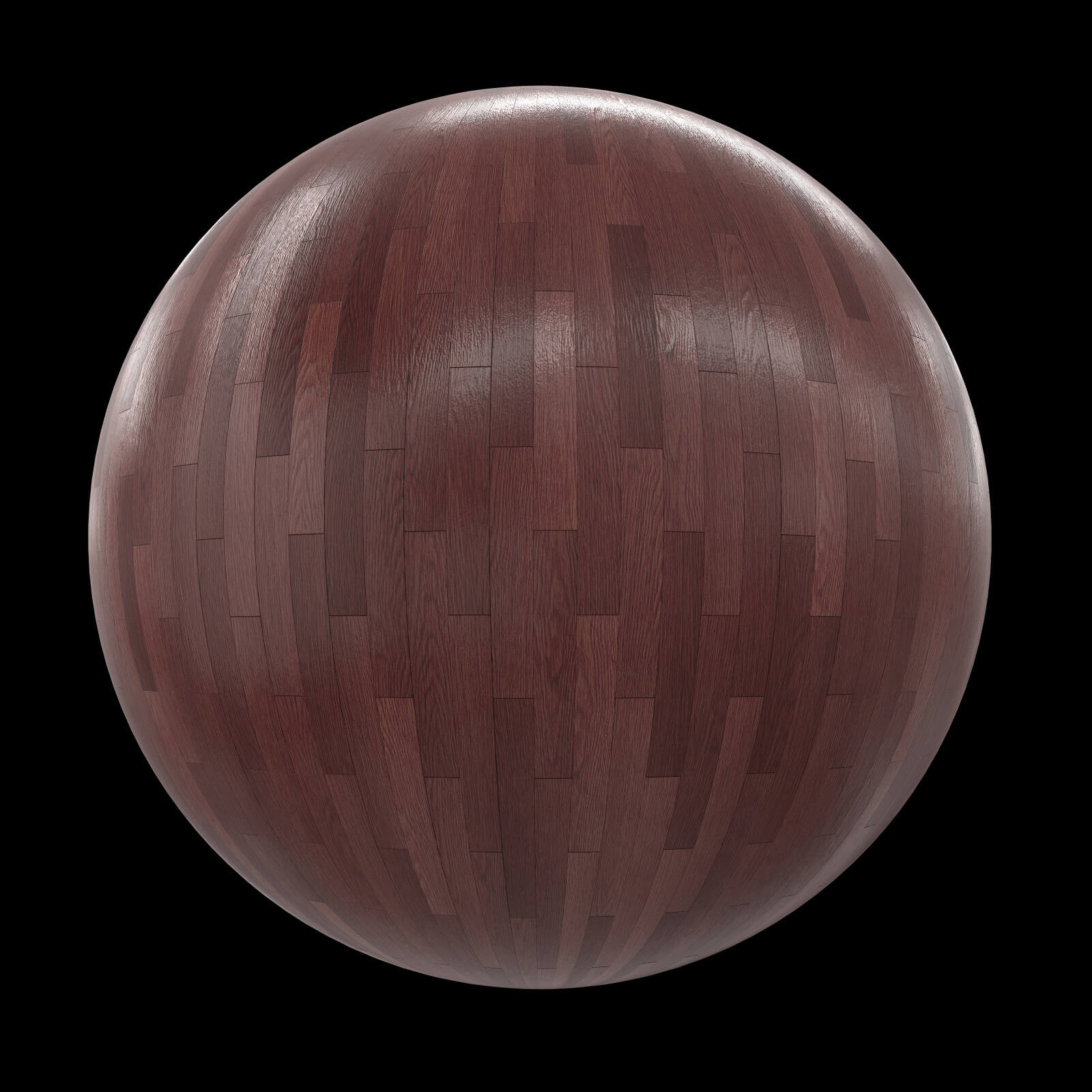 Dark Shiny Wood Tiles 5 PBR Texture by things