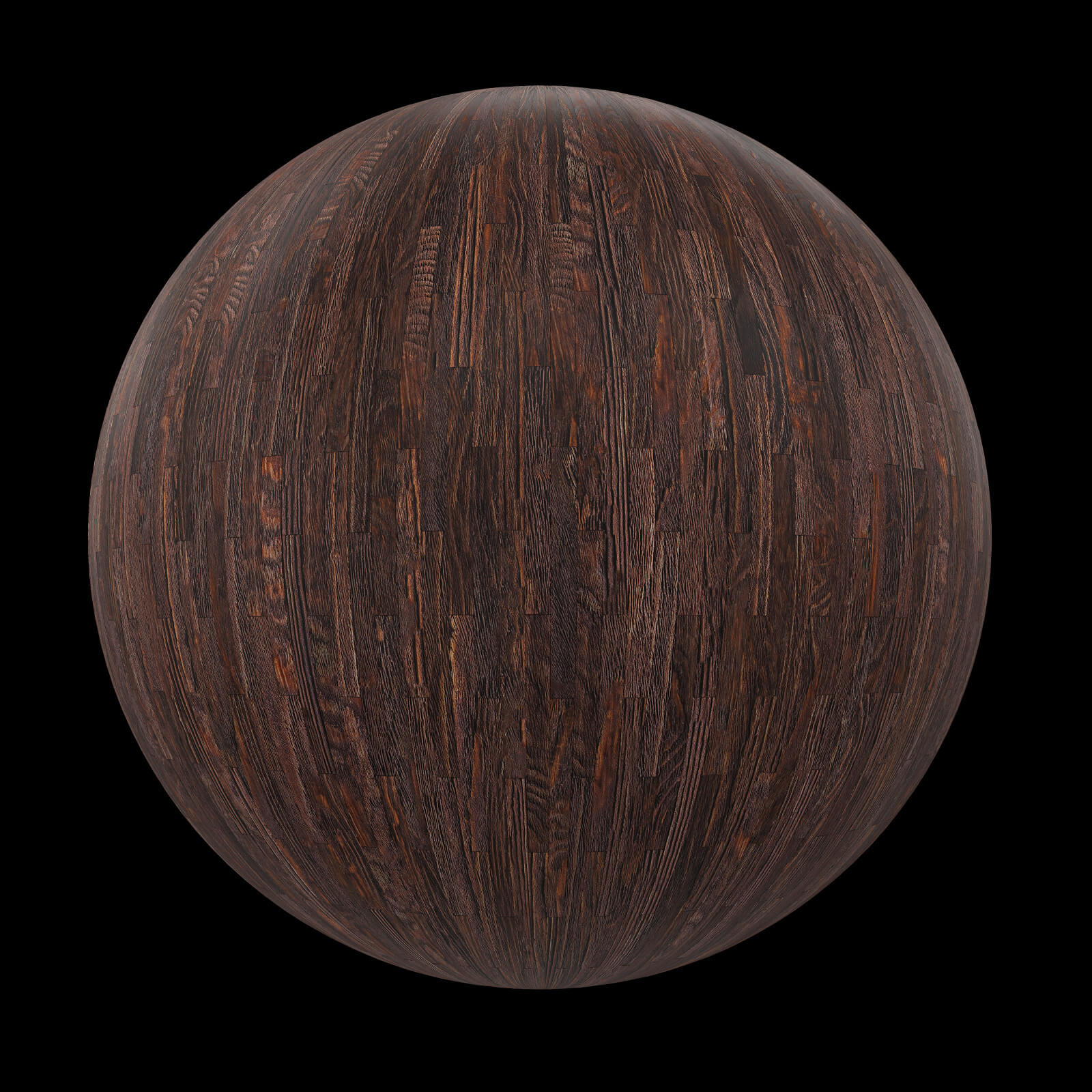 Dark Wood Tiles 5 PBR Texture by things