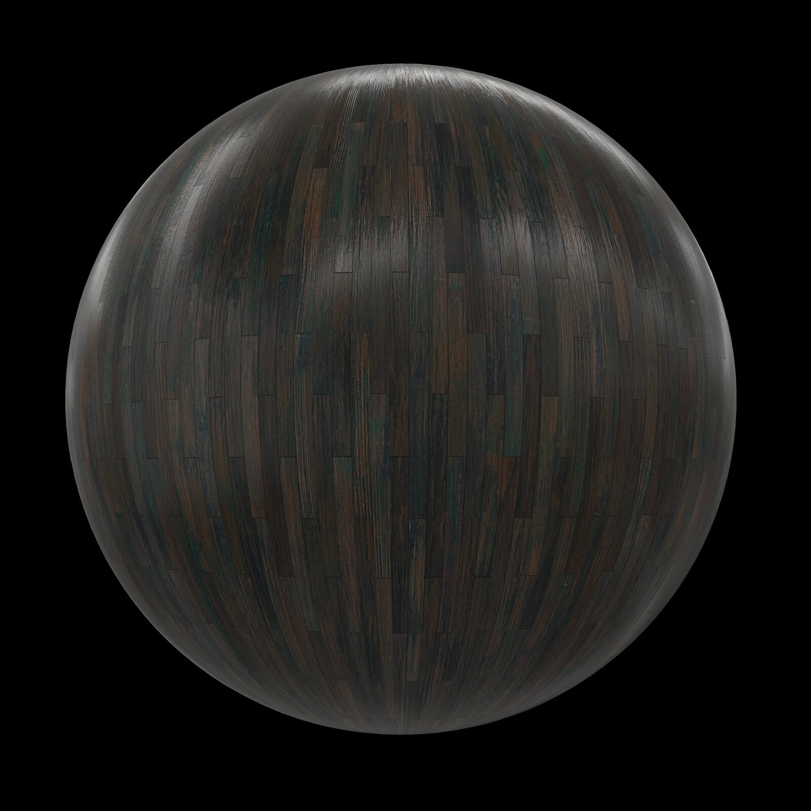 Dark Wood Tiles 6 PBR Texture by things