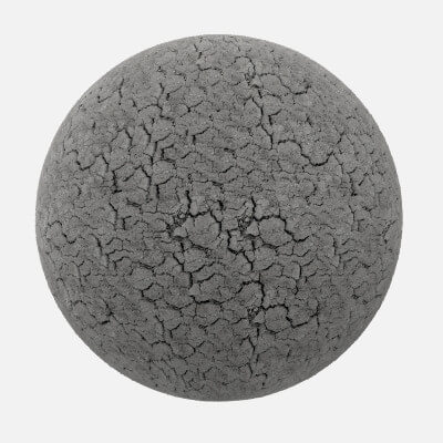 Gray Dry Cracked Dirt 1 PBR Texture by things