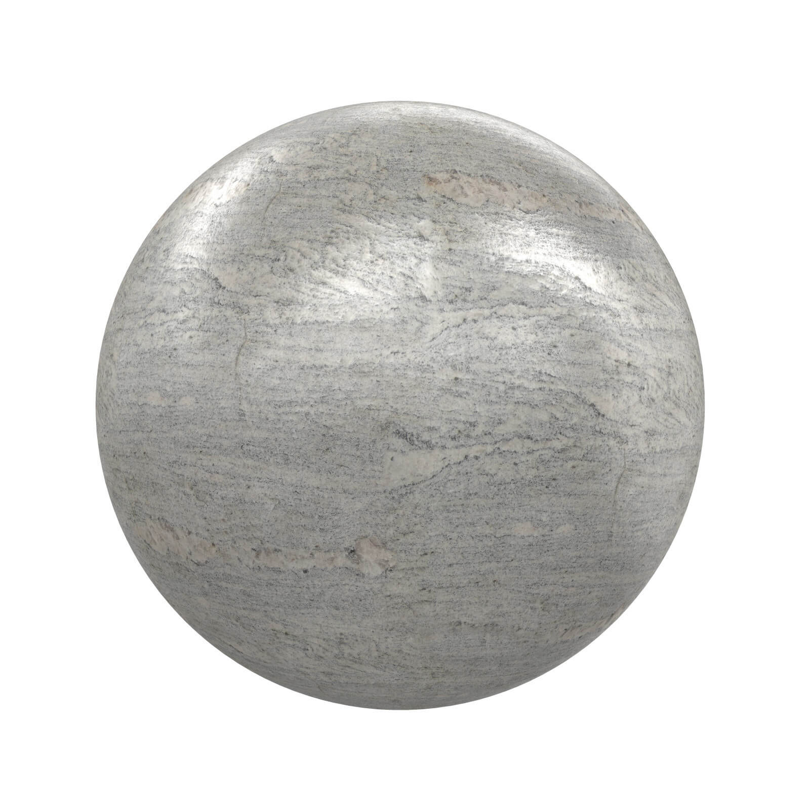 Gray Shiny Stone 2 PBR Texture by things