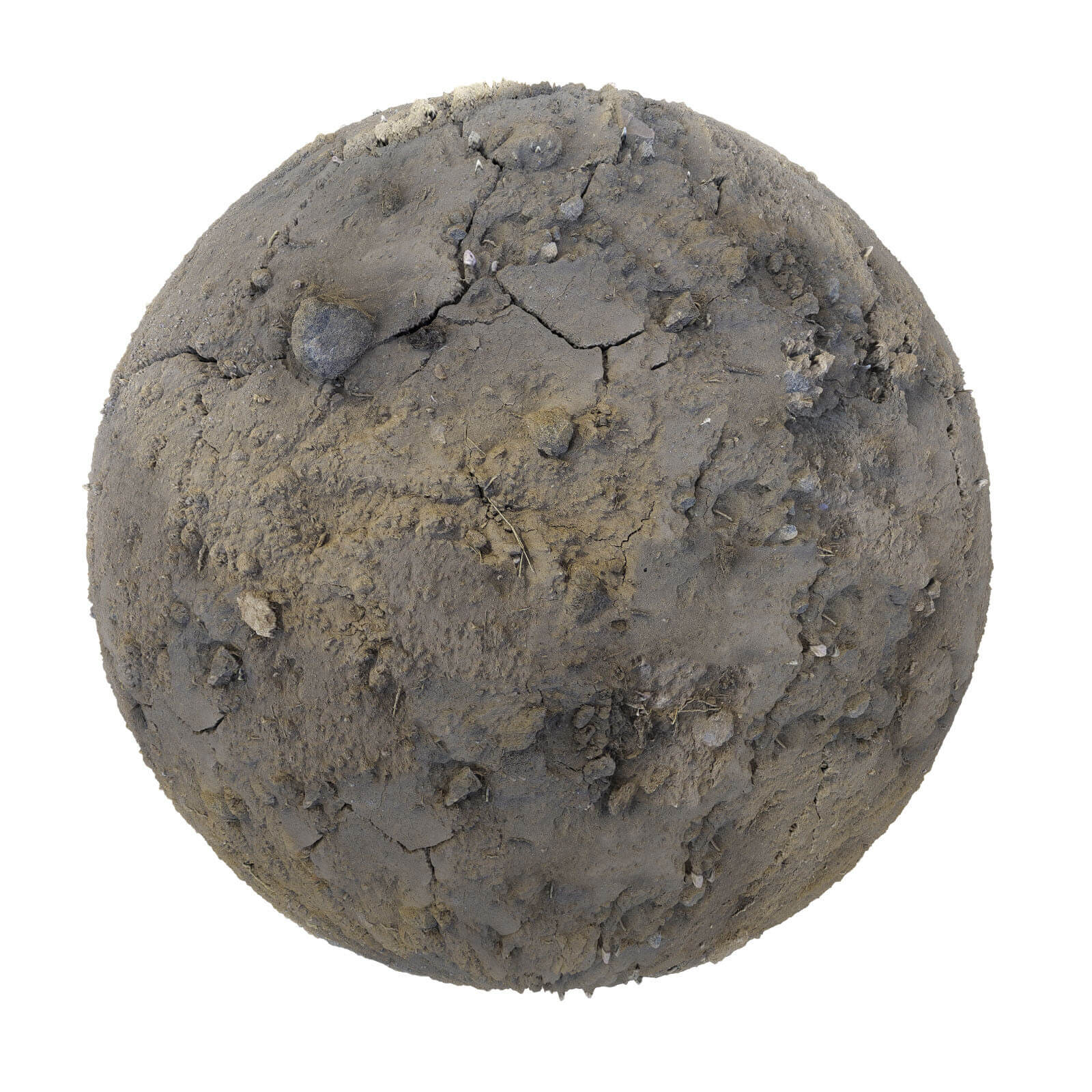 Mud With Stones 2 PBR Texture by things