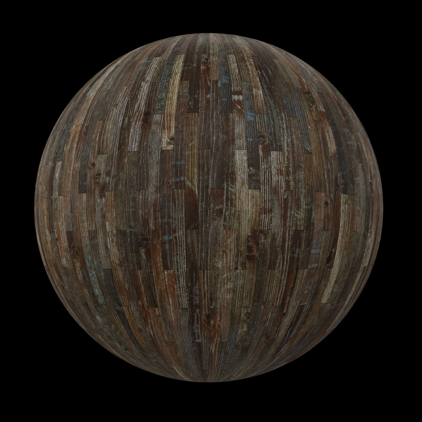 Old Wood Tiles 9 PBR Texture by things