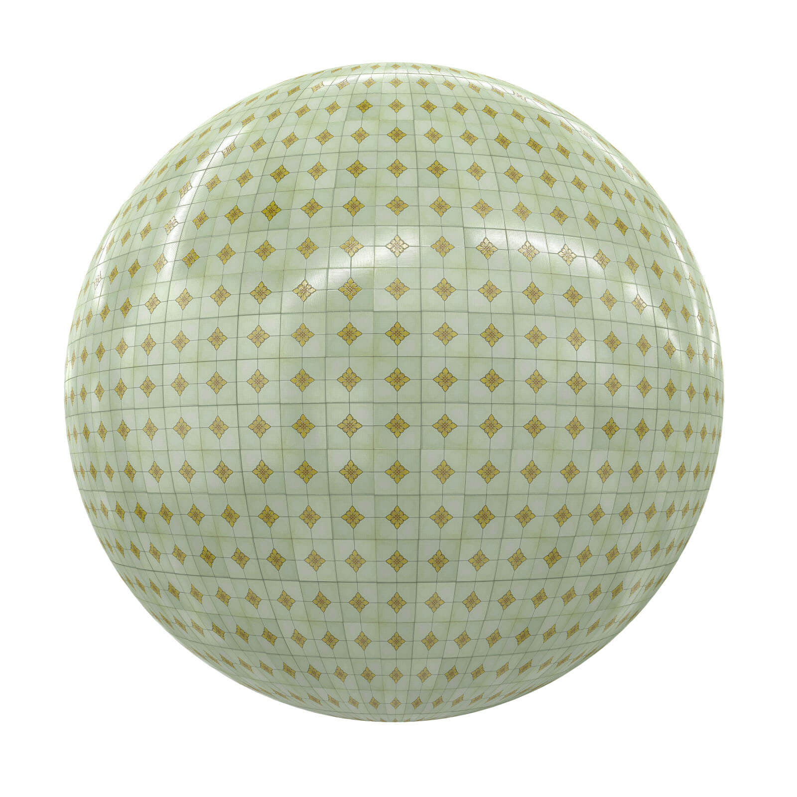 Patterned Tiles 22 PBR Texture by things