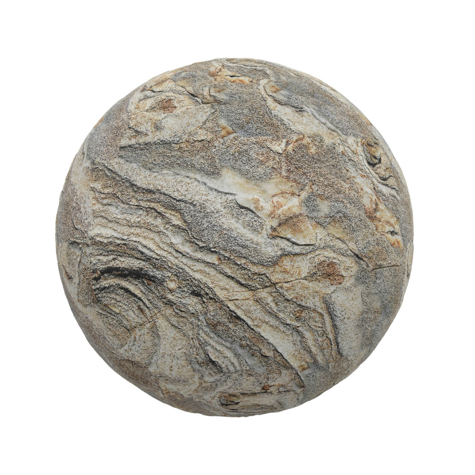 Rough Layered Stone PBR Texture by things