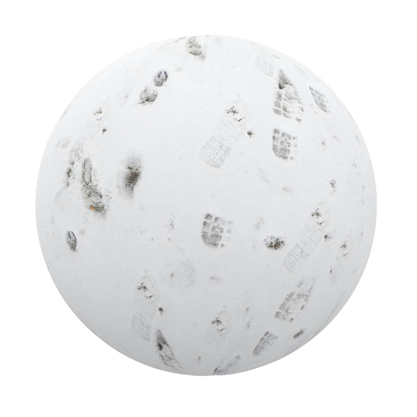 Snow With Footprints 3 PBR Texture by things