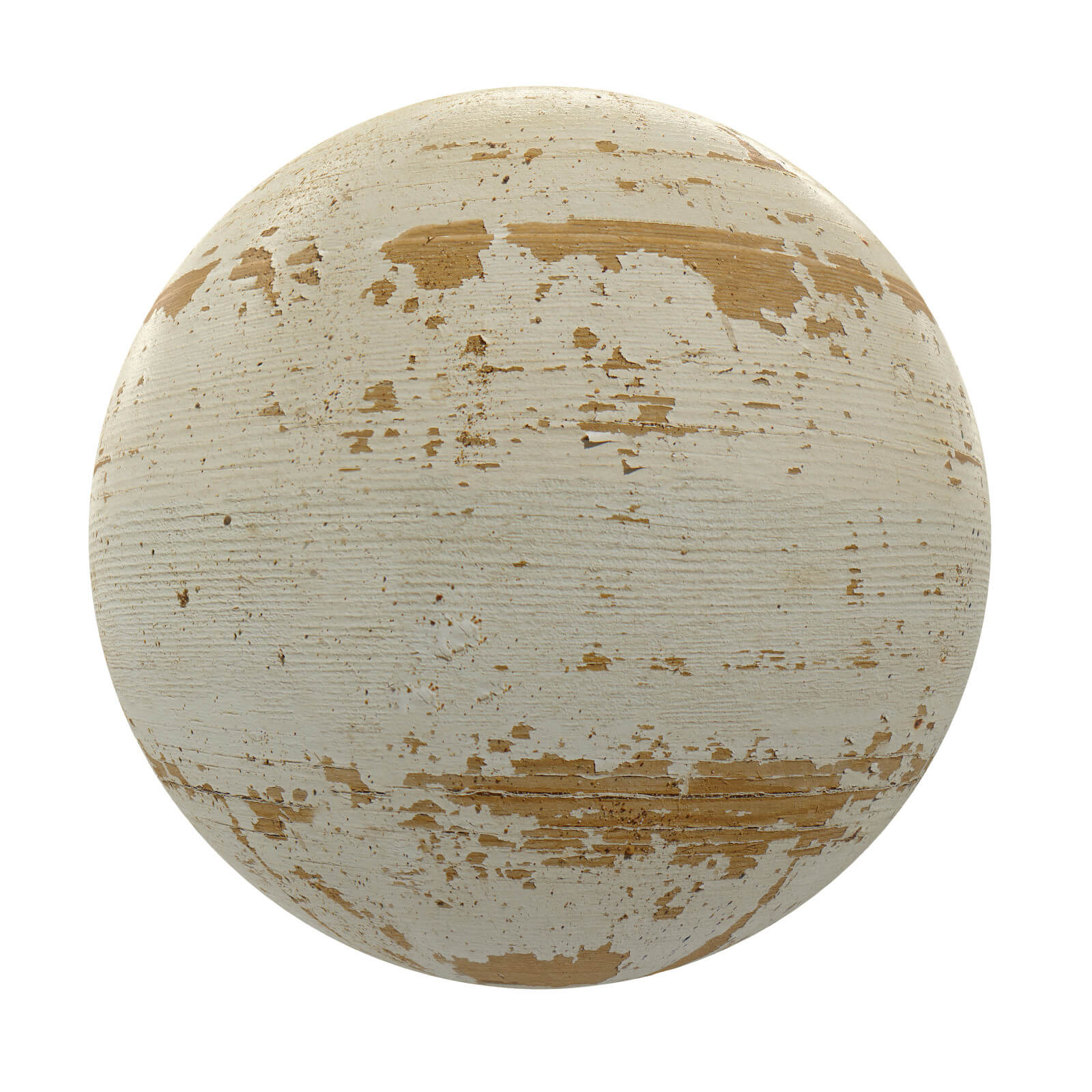 Worn Painted Wood PBR Texture by things